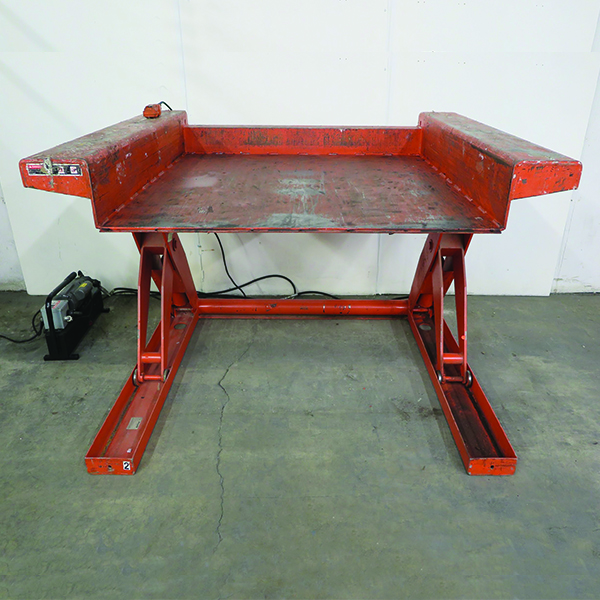 LIFT TABLE 50 X 48 - 4,000 LBS CAPACITY - USED [LT5048U] - $2,200.00 ...