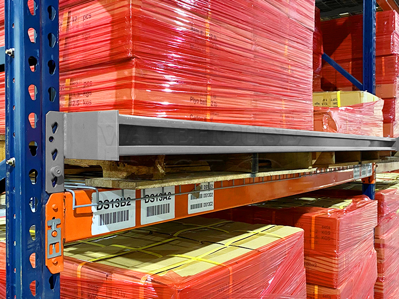 Used Teardrop Beams In Huge Quantity : Warehouse Rack Company, Inc.