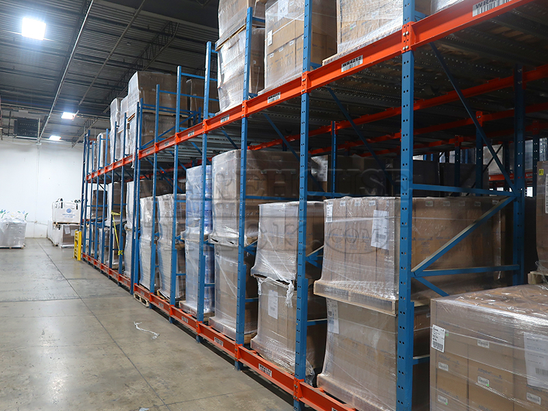 Liquidations In Progress 54 Deep Structural Pallet Rack : Warehouse ...