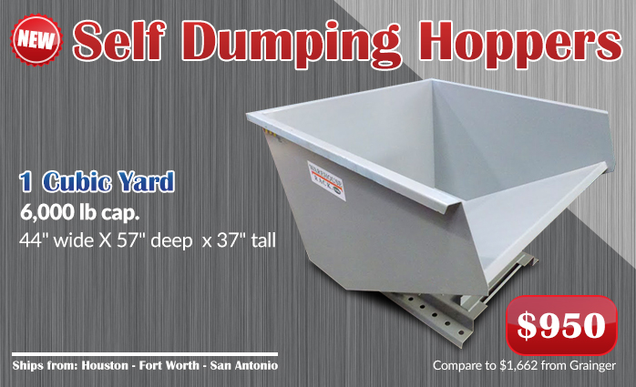 New Self Dumping Hoppers : Warehouse Rack Company, Inc.