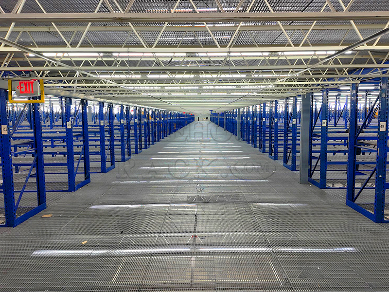 Liquidation In Progress 3 Level Pick Module Pallet Rack Mezzanine ...