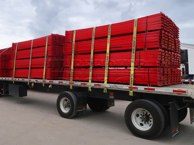 Used Teardrop Beams In Huge Quantity : Warehouse Rack Company, Inc.