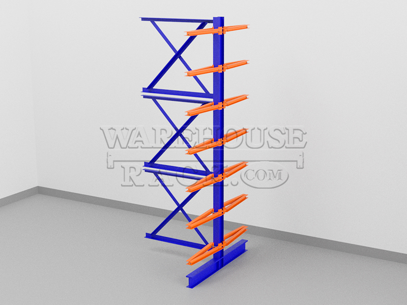 Used Pipe Storage Cantilever Rack 48 Arms : Warehouse Rack Company, Inc.