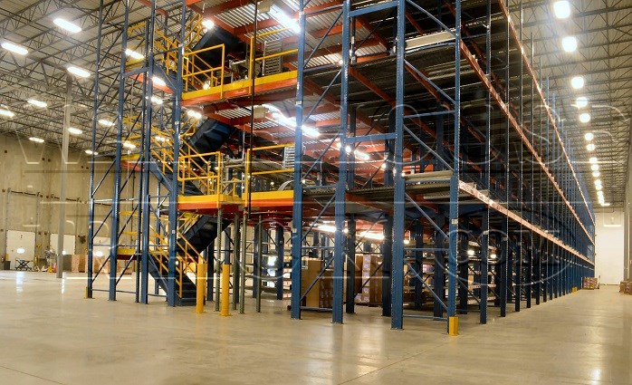 4 LEVEL PICK MODULE 260' LONG X 37' WIDE X13' DEEP; 13' AISLE; 30' TALL ...