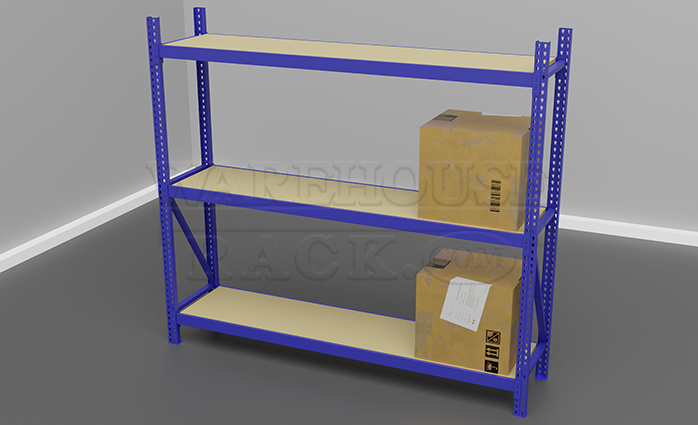 Used Teardrop Pallet Rack With Particle Board : Warehouse Rack Company ...