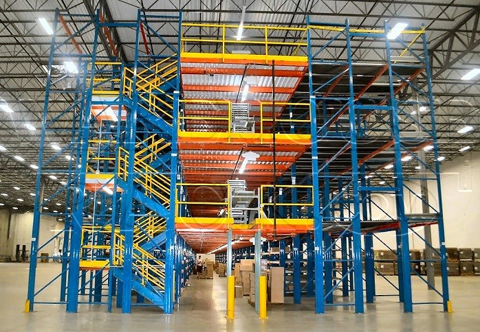4 LEVEL PICK MODULE 260' LONG X 37' WIDE X13' DEEP; 13' AISLE; 30' TALL ...