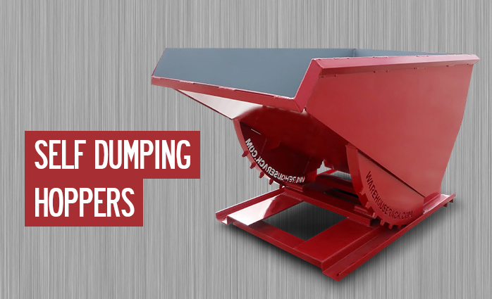 2 CU. YD. HEAVY DUTY SELF DUMPING HOPPER; 71 WIDE X 67 DEEP X 46 TALL ...