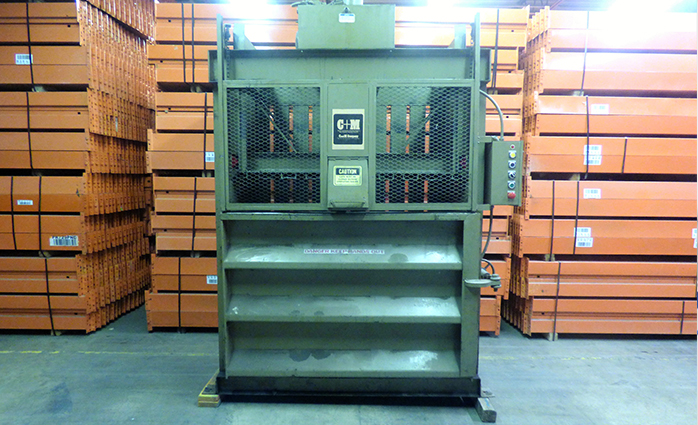 GENERAL HYDRAULICS BALER - USED - $4,500.00 : Warehouse Rack Company, Inc.