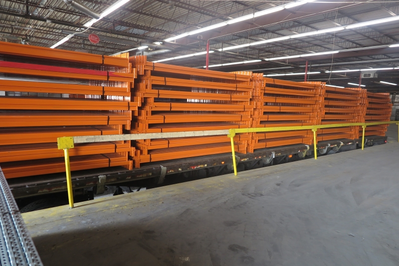 Used Teardrop Beams In Huge Quantity : Warehouse Rack Company, Inc.