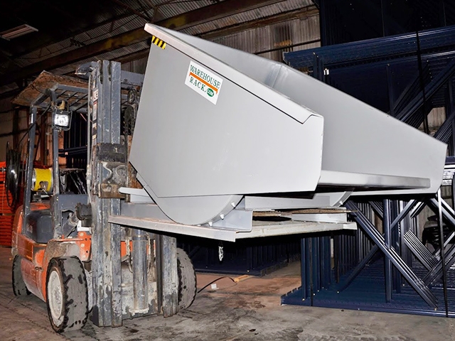 New Self Dumping Hoppers : Warehouse Rack Company, Inc.
