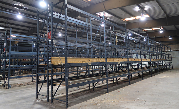 Liquidations In Progress Unarco Ii Rallet Rack/ Rivet Shelving And ...