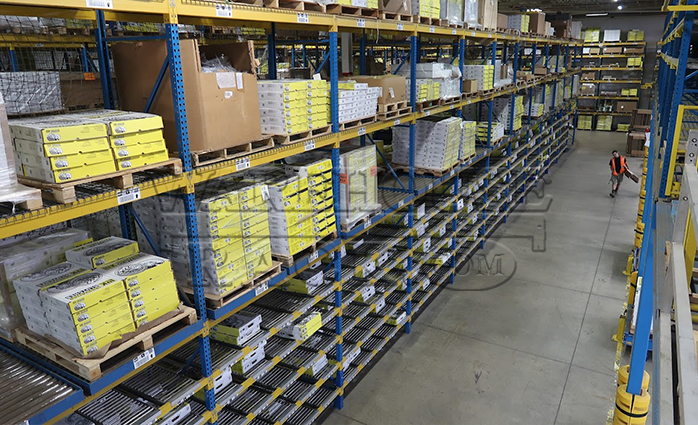 Liquidations In Progress Pushback Rack, Mezzanine, Carton Flow, Pallet ...