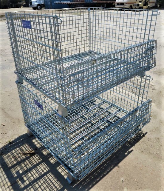 WIRE BASKET 48 WIDE X 40 DEEP X 30 TALL - USED [WB404830U] - $175.00 ...
