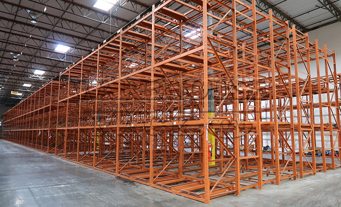 Used Pushback Rack : Warehouse Rack Company, Inc.