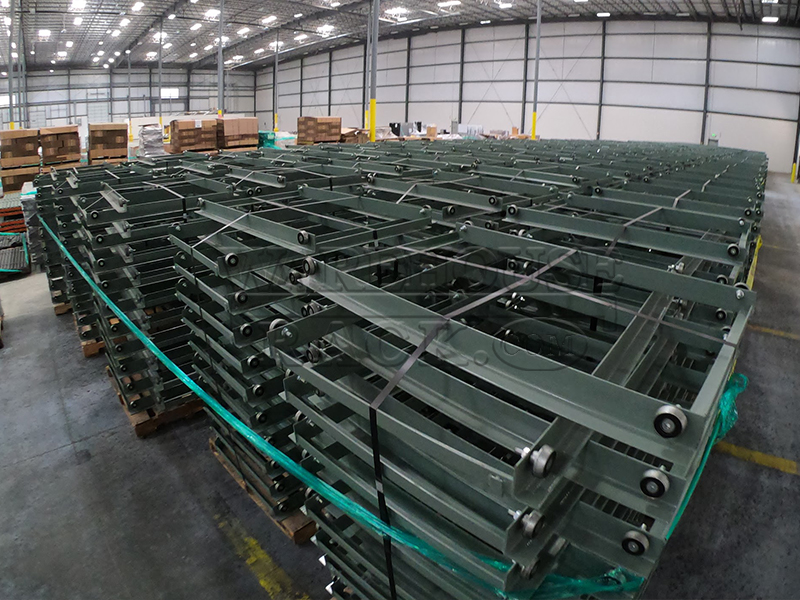 PUSH BACK 2 PALLETS DEEP; 3 PALLETS HIGH; 96 LONG BEAMS - PER PALLET ...