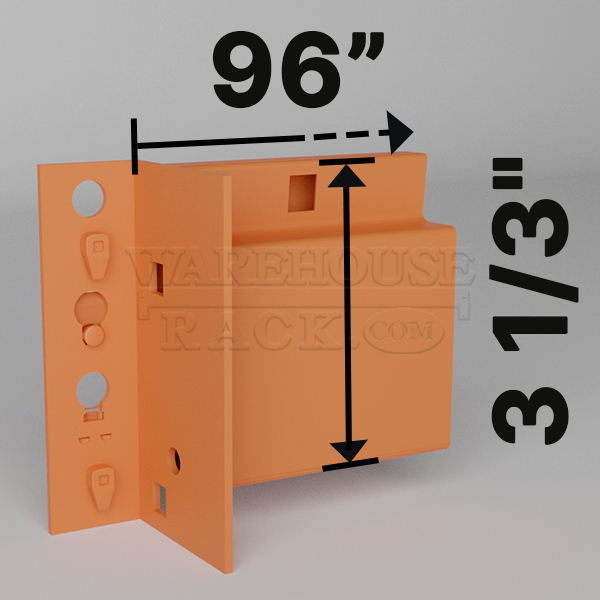 22 Deep Teardrop Pallet Rack : Warehouse Rack Company, Inc.
