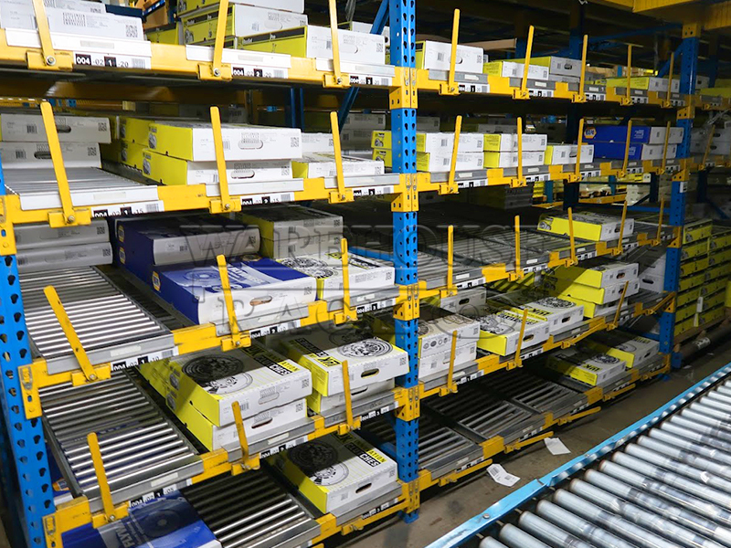 Liquidations In Progress Pushback Rack, Mezzanine, Carton Flow, Pallet ...