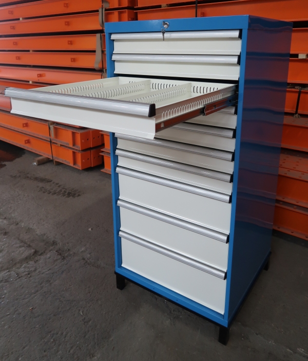 MODULAR CABINET 28D X 28W X 57H, WITH 10 DRAWERS - NEW [MC28285710N ...