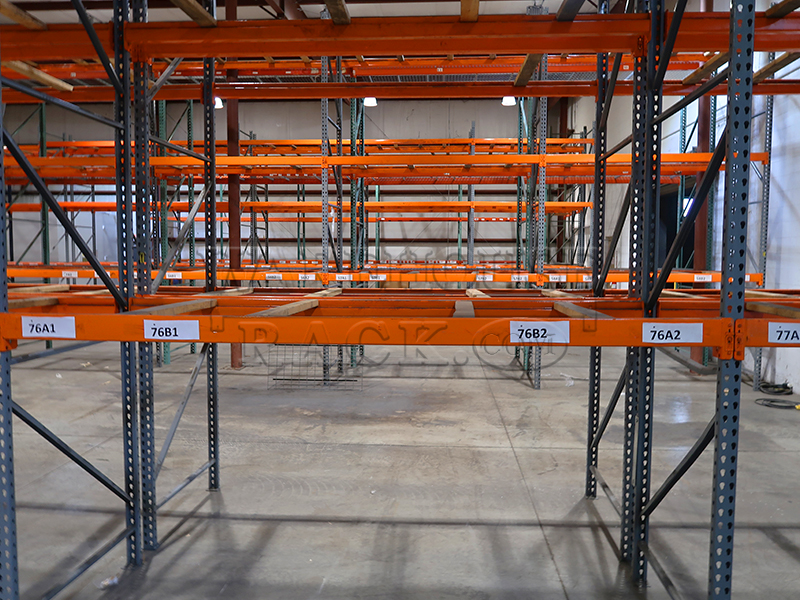 Liquidations In Progress 42 Deep Teardrop Pallet Rack : Warehouse Rack ...