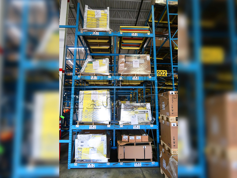 Liquidations In Progress Pushback Rack, Mezzanine, Carton Flow, Pallet ...