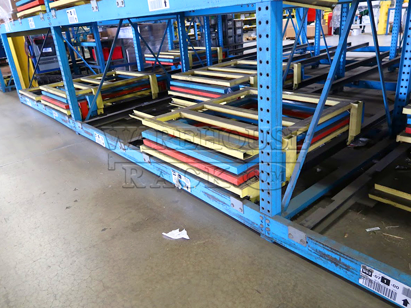 Liquidations In Progress Pushback Rack, Mezzanine, Carton Flow, Pallet ...